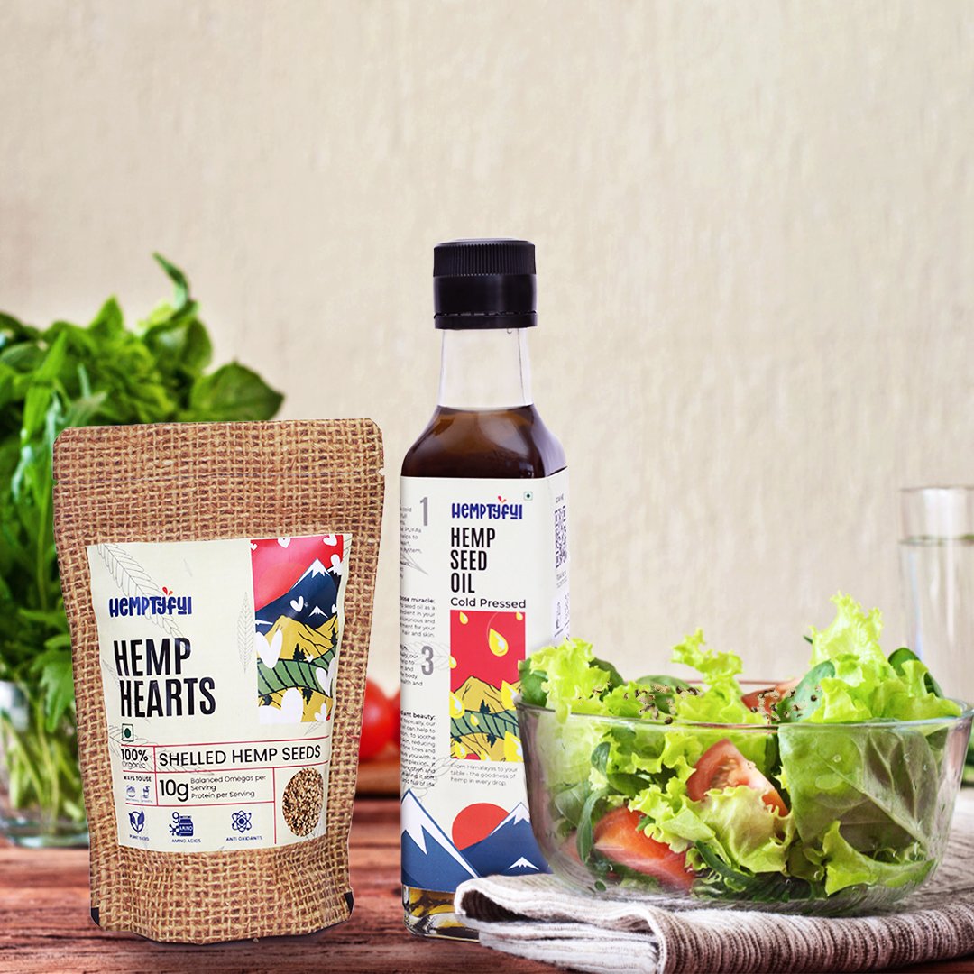 Himalayan Hemp Hearts & Cold Pressed Hemp Seed Oil – Hemptyful